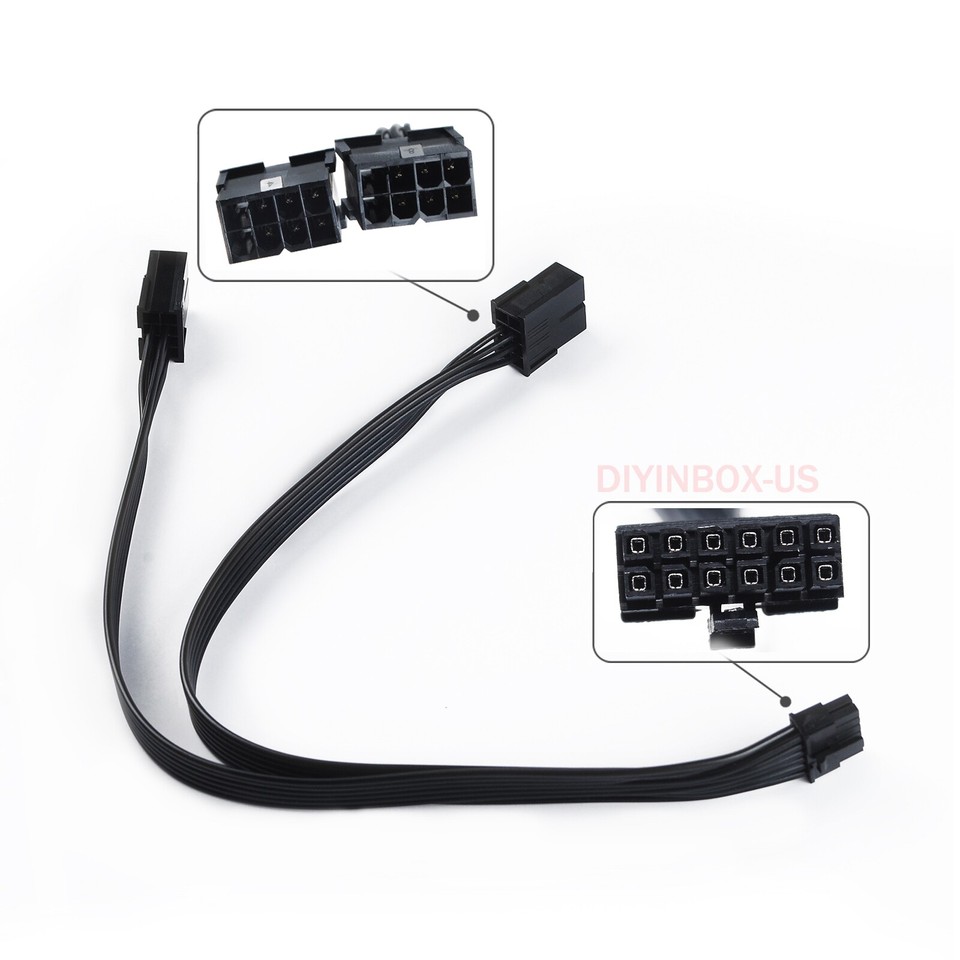 2x 8 Pin to 12-Pin Power Cable For NVIDIA GeForce RTX 3070 3080 3090 ...
