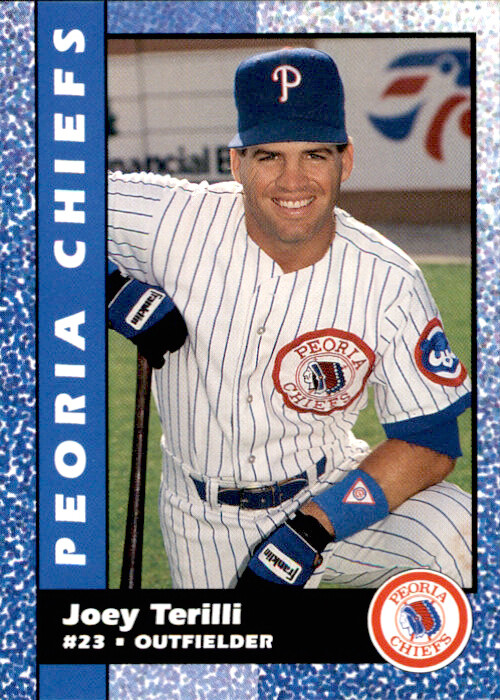 1992 Peoria Chiefs Team Issue #24 Joey Terilli Dallas Texas TX Baseball ...
