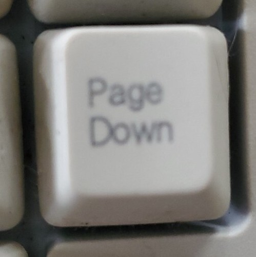 Page Down Key Only For Micro Innovations Keyboard Replacement Part One ...