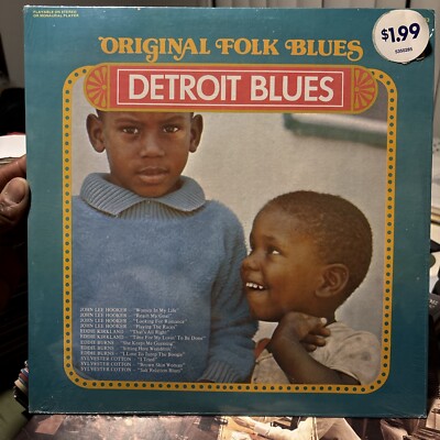 ORIGINAL FOLK BLUES - DETROIT BLUES JOHN LEE HOOKER US 7783 LP SEALED ...