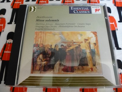 BEETHOVEN MISSA SOLEMNIS PHILADELPHIA ORCHESTRA EUGENE ORMANDY SONY ...