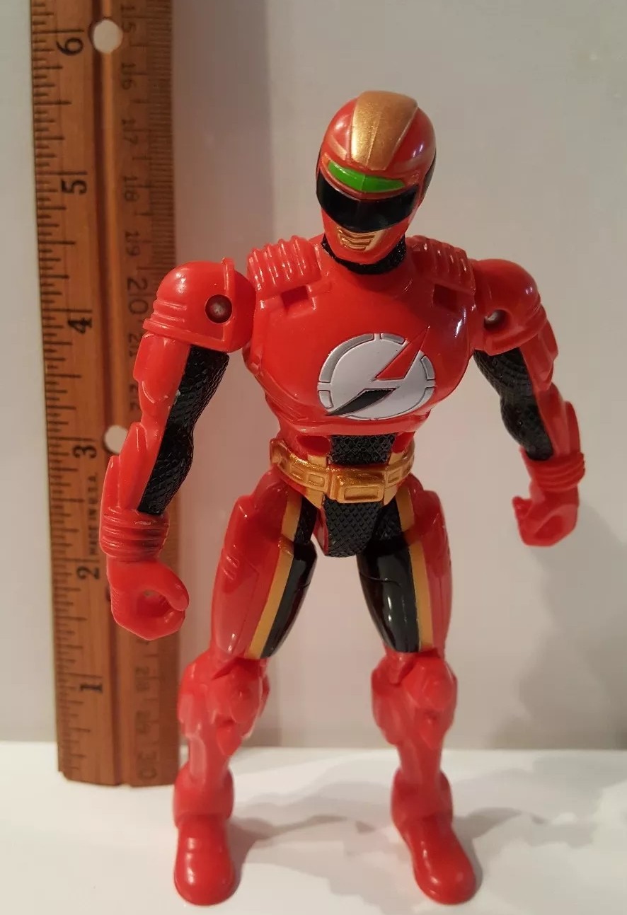 Mighty Morphin Power Rangers Red Action Figure Toy 2006 Mack Operation ...