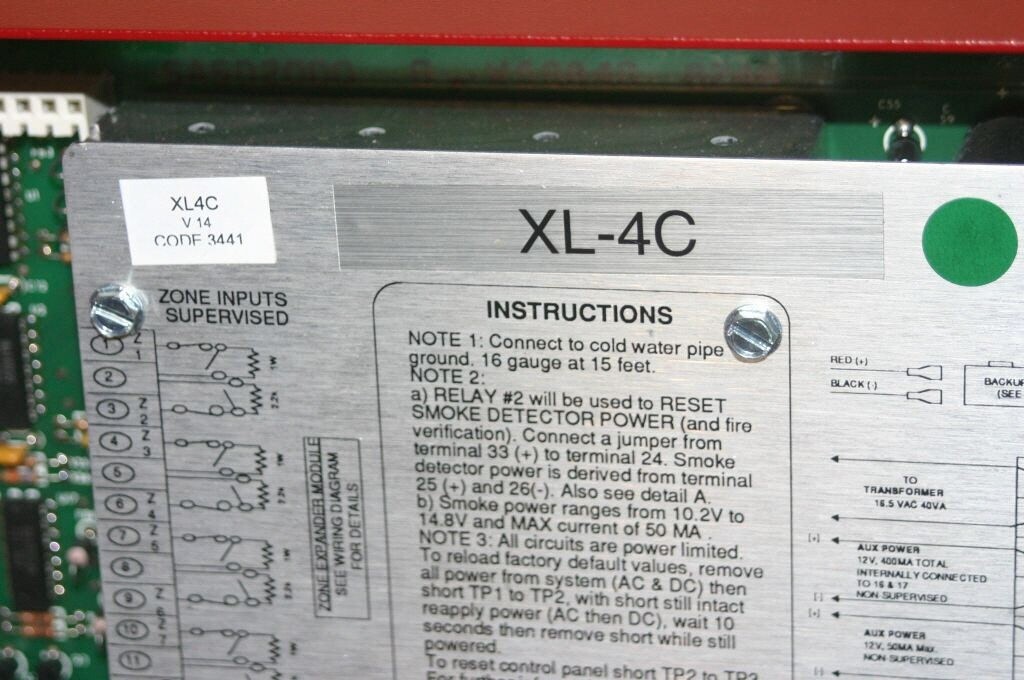 Honeywell FBII Xl-4c XL4C Fire/burglary Alarm Control Panel 4cpo Xk-7lc ...