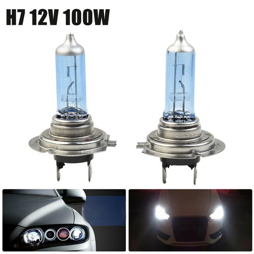 Low Power Consumption LED Bulbs H7 12V100W Car Accessory 2pcs 6000K DC ...