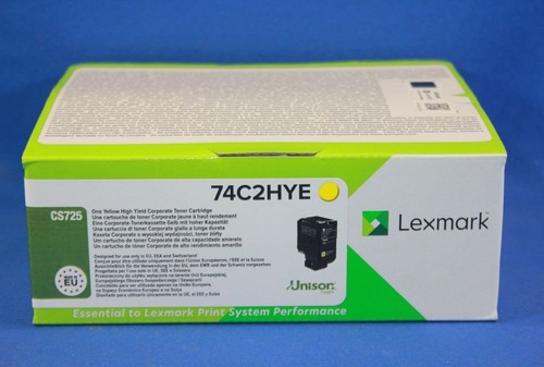 Lexmark 74C2HYE Laser Toner for CS725 - Yellow | eBay