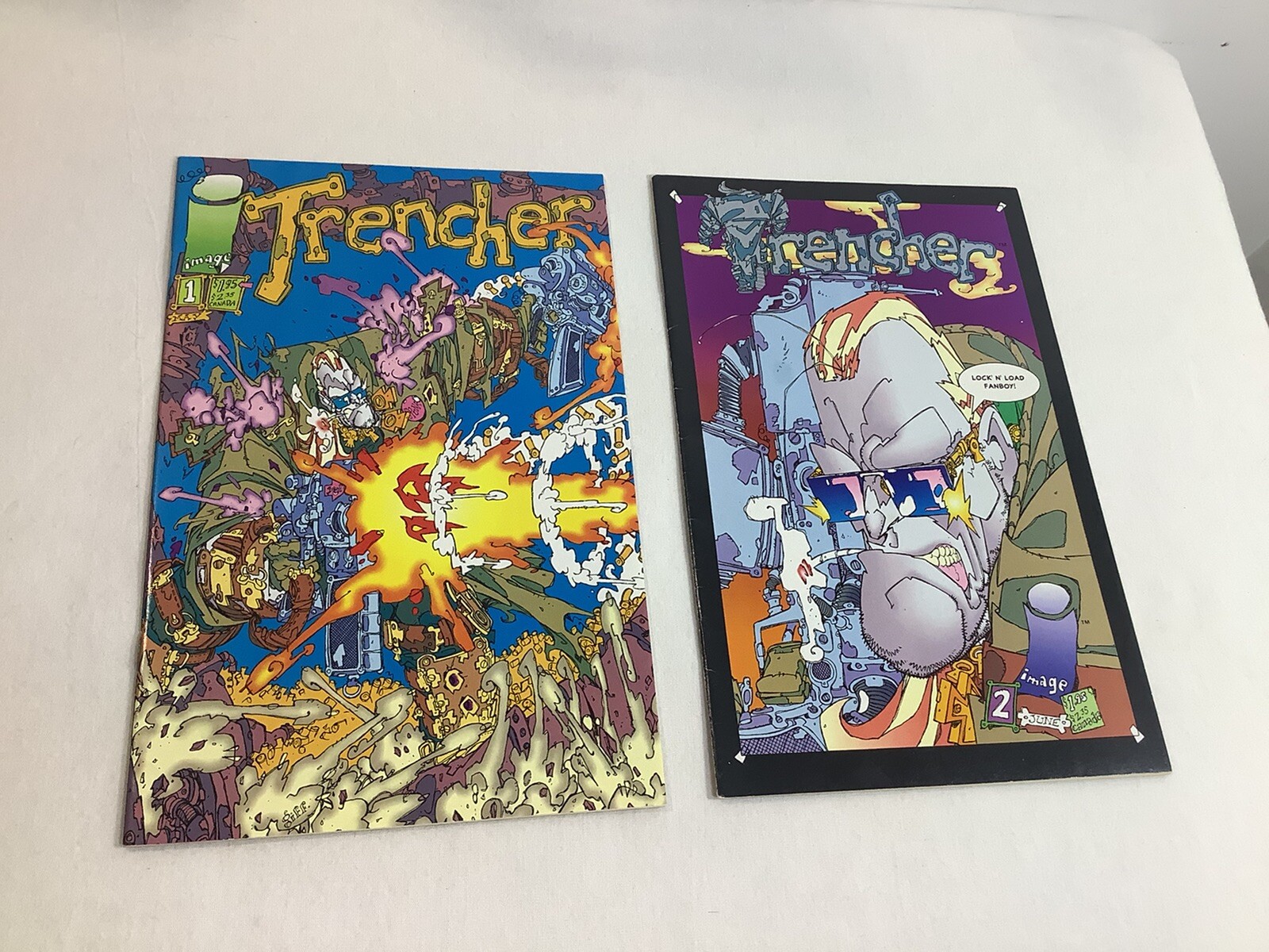 Trencher #1,#2 1993 Image Comic Books Limited Series. | eBay