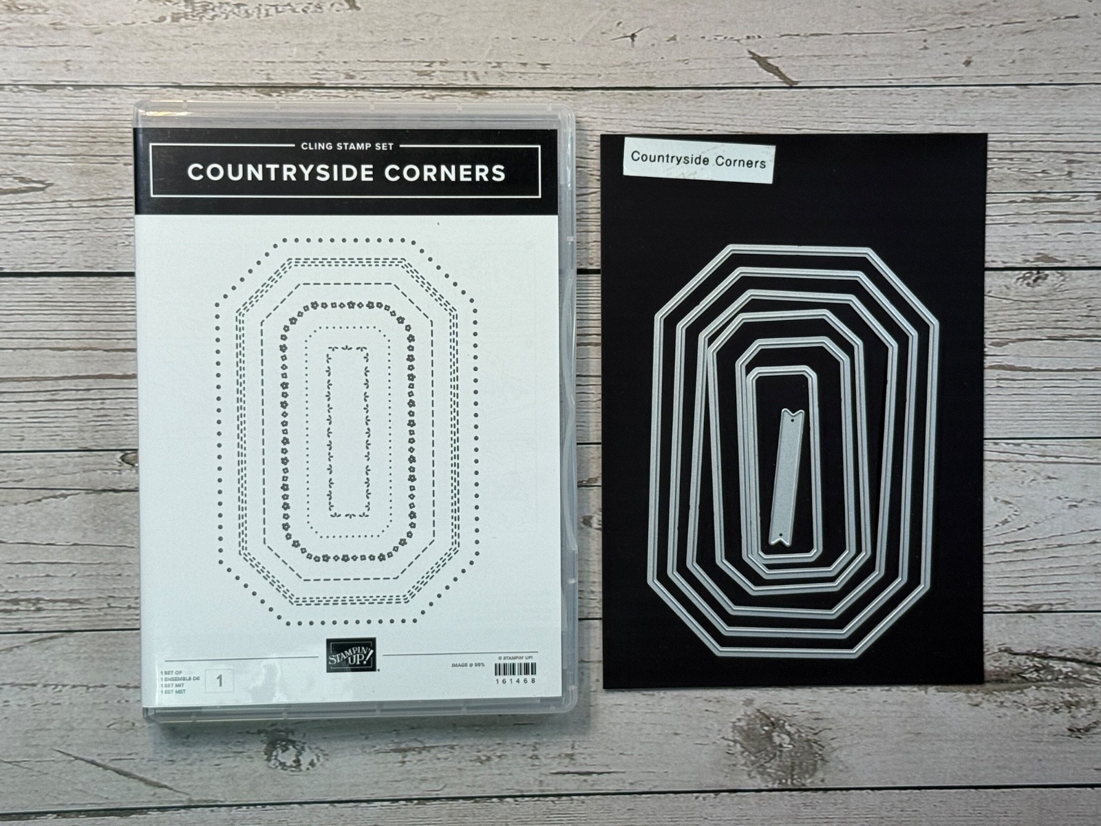 Stampin Up! COUNTRYSIDE CORNERS Stamps & Dies | Layered Shapes | eBay