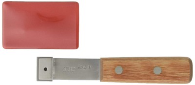 KTC Ceramic Short Scraper KZ4S18 Wooden Handel L115mm Flat Blade Silver ...