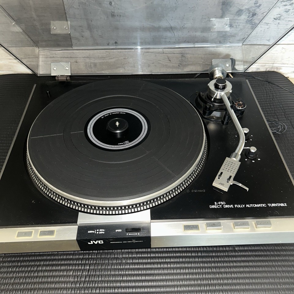 JVC JL-F50 Direct Drive Turntable with Headshell Tested And Working | eBay