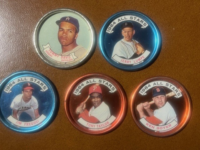 1964 TOPPS COINS LOT OF 5 INCL 4-ALL STARS . ALL IN GREAT SHAPE ! | eBay