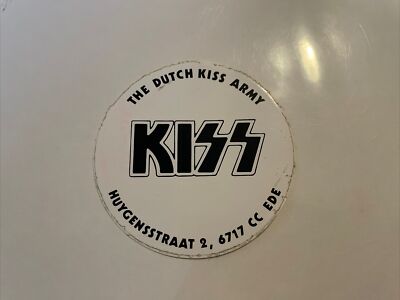 Kiss - The Dutch Kiss Army .1976 Sticker Aucoin era. scarce | eBay