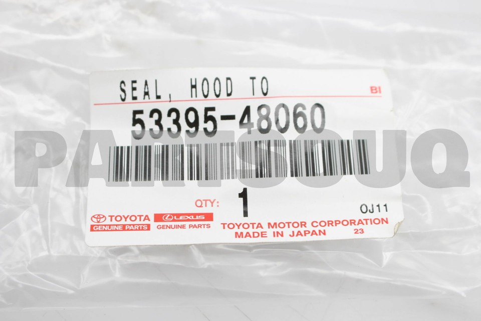5339548060 Genuine Toyota SEAL, HOOD TO RADIATOR GRILLE 53395-48060 | eBay