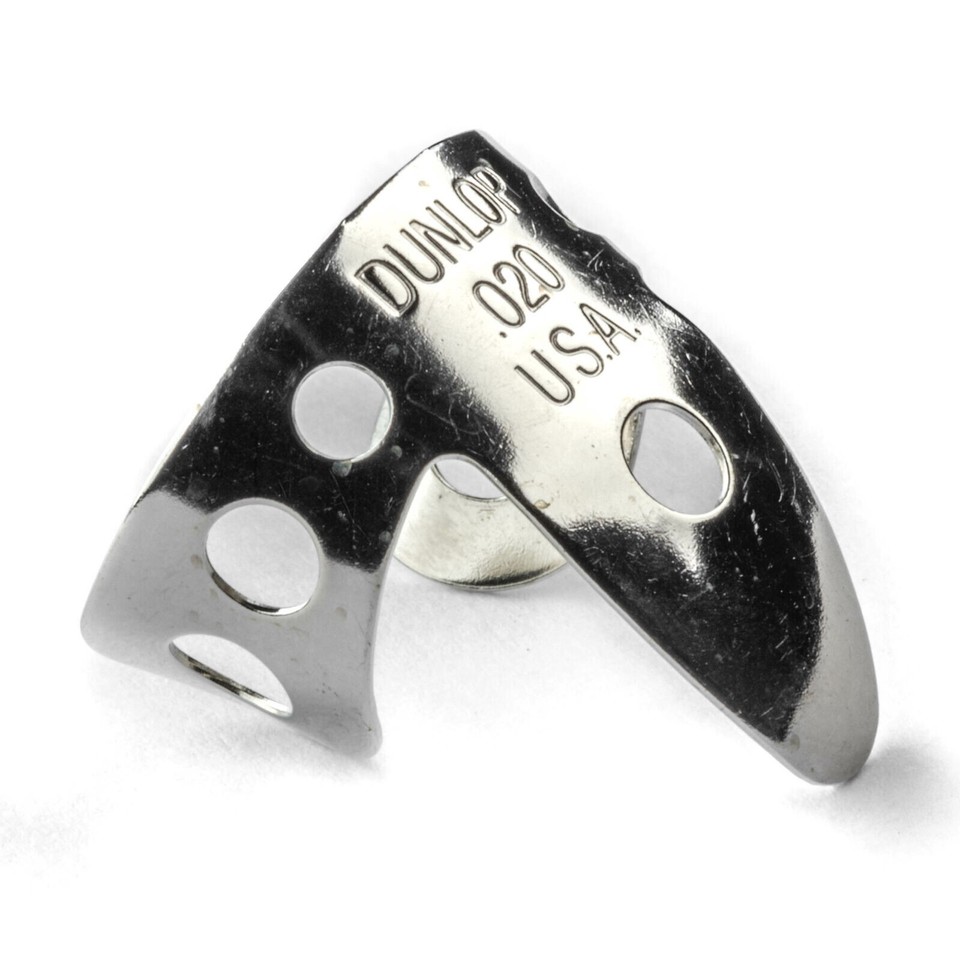 Dunlop Finger Picks 4 Finger Picks with 1 Thumb Metal Nickel Silver ...