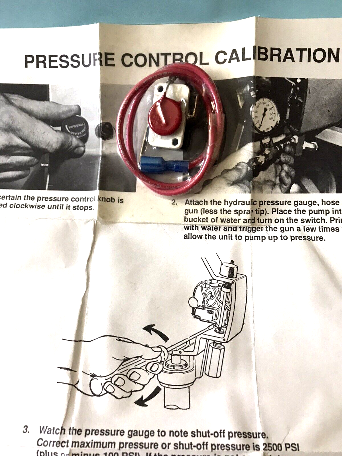 AMSPRAY / WAGNER # 53284 UNIVERSAL PRESSURE SWITCH FOR AIRLESS SPRAYER ...
