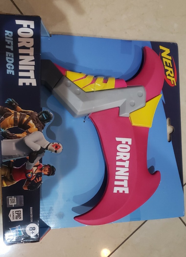 NERF Fortnite Rift Edge Harvesting Tool Foam Covered Blade Collectible ...