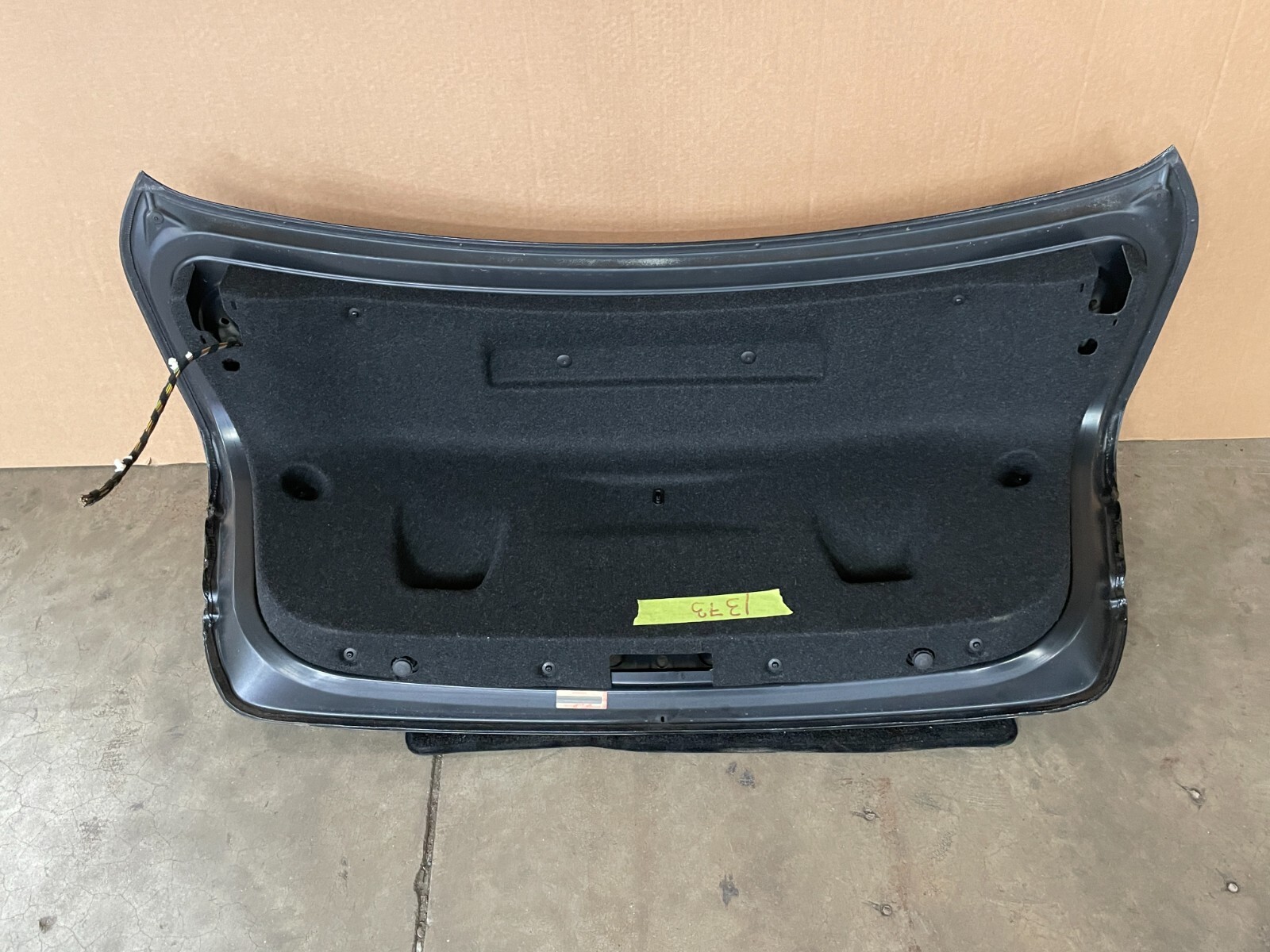 13 14 15 BMW F30 320i 328i 335i Rear Trunk Lid Deck Panel Shell Black ...