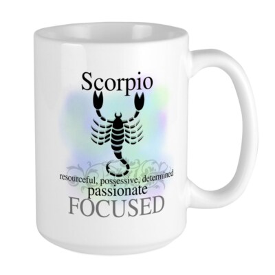 CafePress Scorpio The Scorpion Large Mug (261897846) | eBay