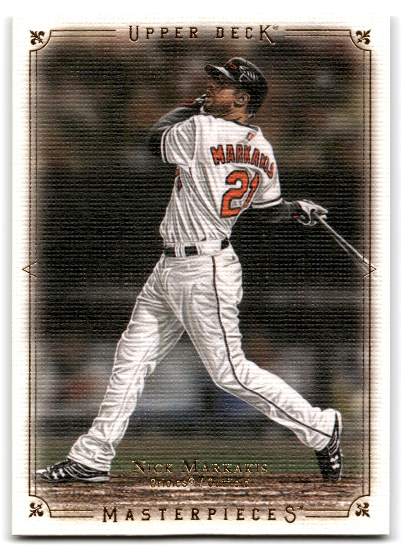 2008 Upper Deck Masterpieces Nick Markakis Baltimore Orioles #10 | eBay