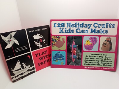 Lot of 2 paper craft books for kids 128 Holiday Crafts Kids Can Make ...