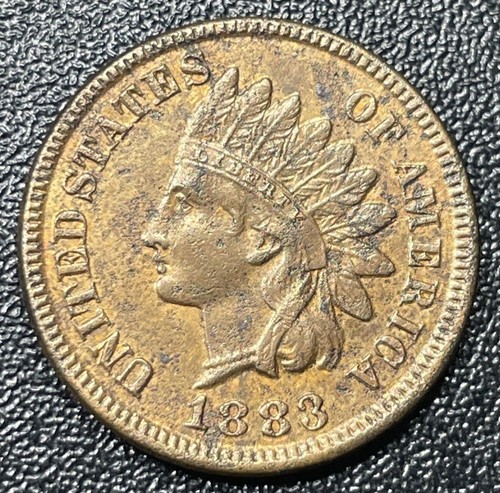 1883 Indian Head Cent Penny AU+ Details | eBay