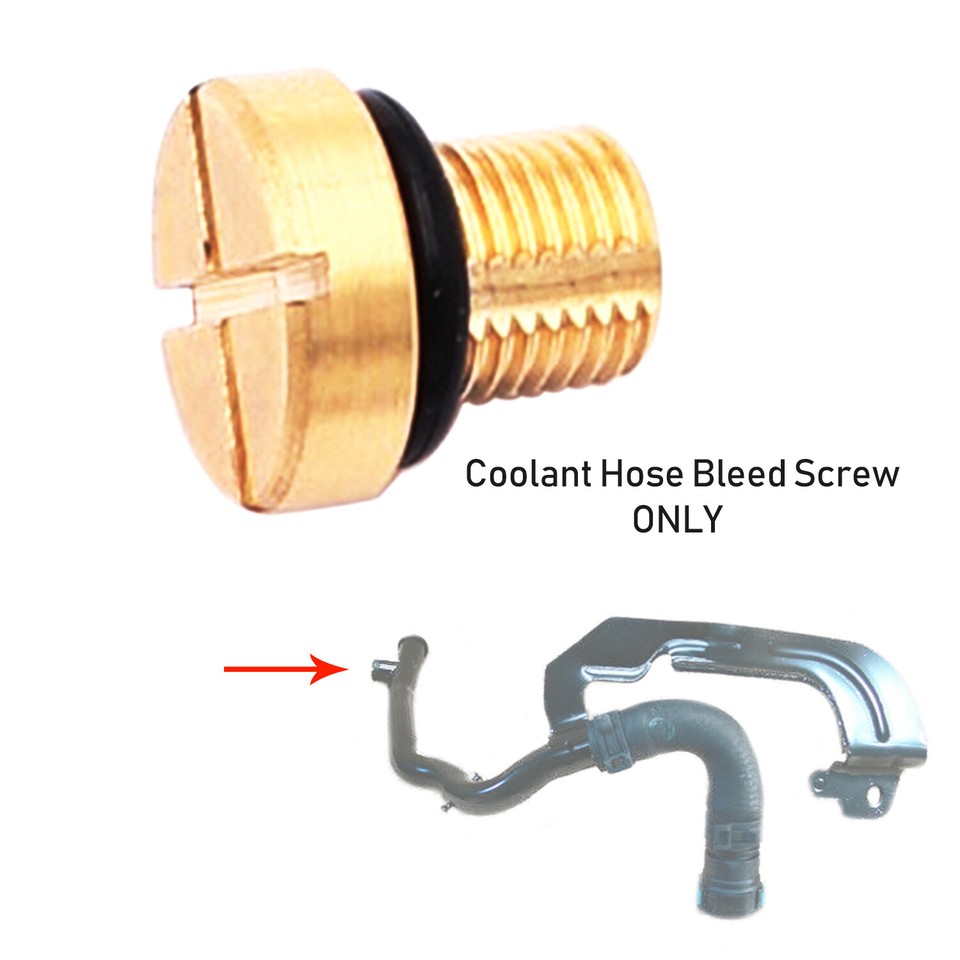 Engine Coolant Hose Bleed Screw Plug Brass Fits for 2010-2016 Land ...