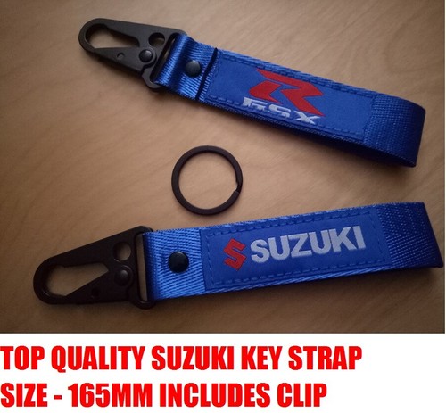 TOP QUALITY SUZUKI KEY STRAP LANYARD CHAIN RING R1 R6 GSXR BOULEVARDE ...