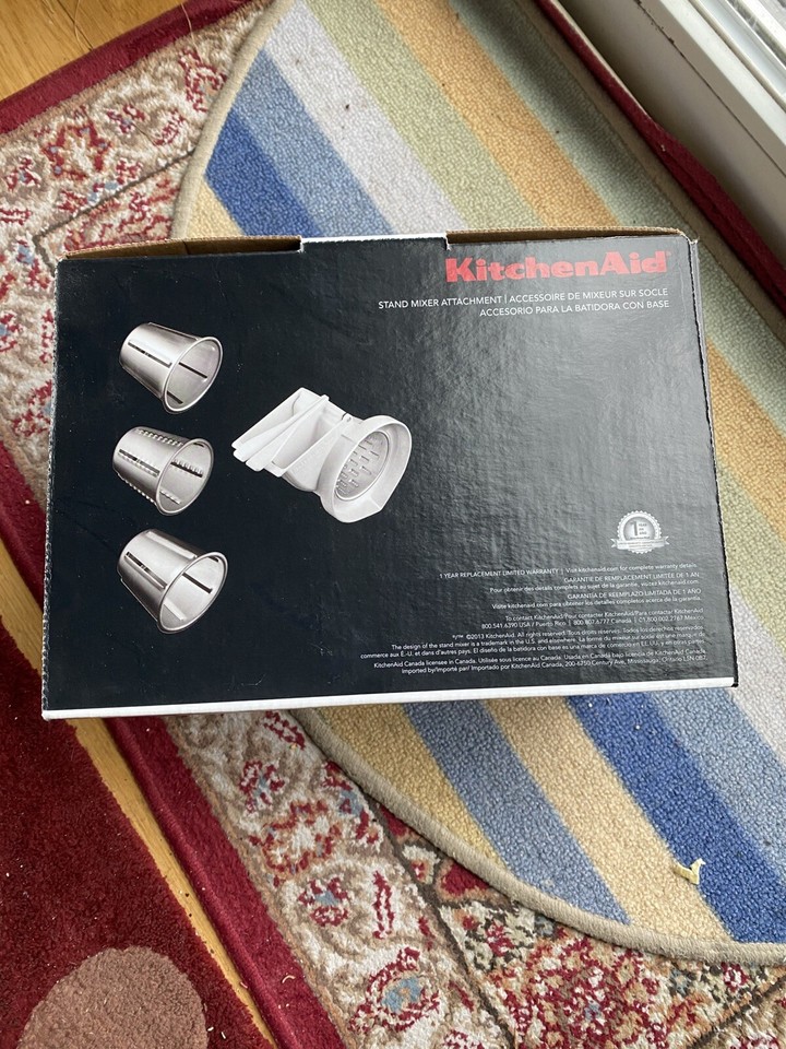 KitchenAid Rotor Slicer Shredder Stand Mixer Attachment RVSA Slice ...