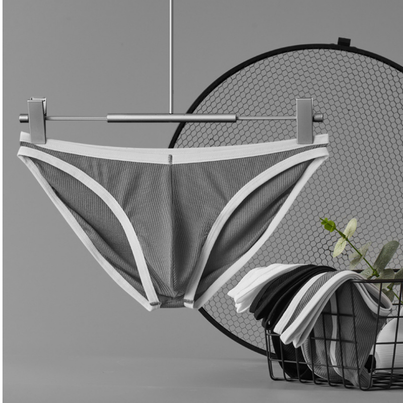 Mens Low Rise Bikini Underwear Men Breathable Mesh Bikini Thong ...