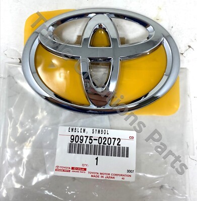 90975-02072 GENUINE OEM TOYOTA 4RUNNER SEQUOIA SIENNA REAR BACK EMBLEM ...