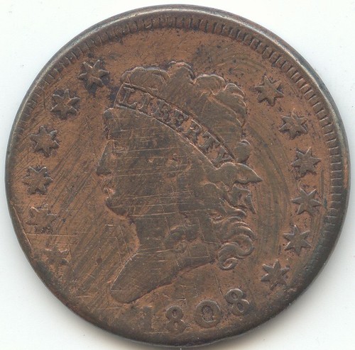 1808 Classic Head Large Cent, VG Details | eBay