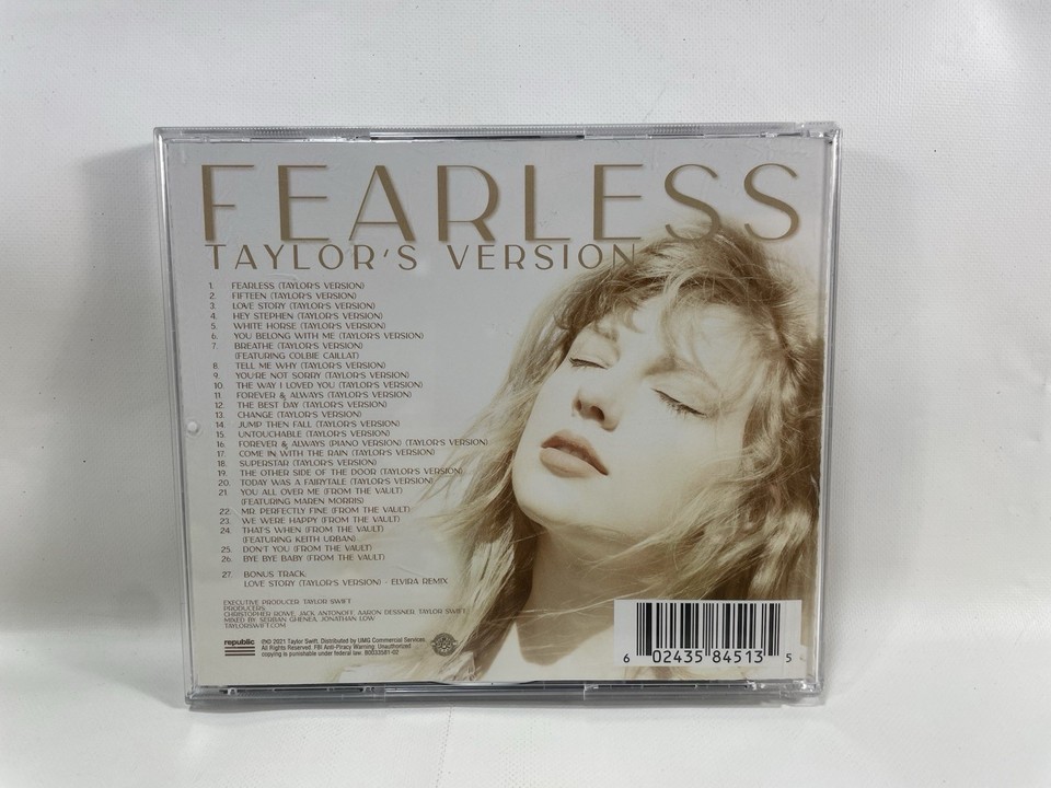 Taylor Swift FEARLESS Taylor’s Version Video DVD 2009 DVD Disc And Case ...