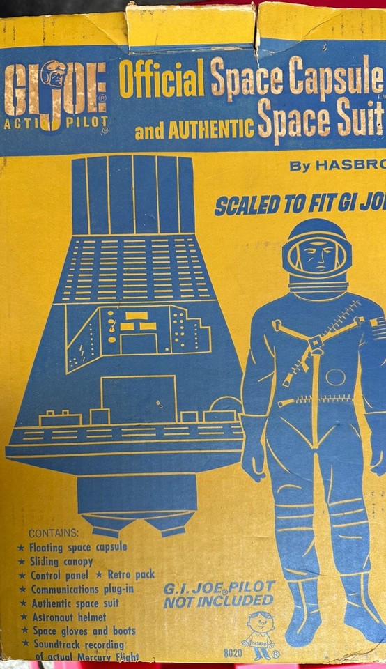 Hasbro GI Joe Official Space Capsule 1966 Vintage | eBay