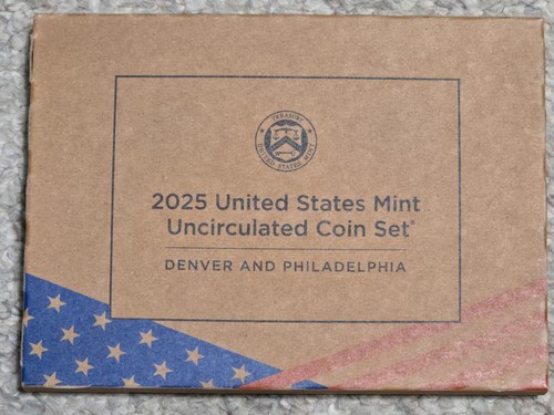 2025 Uncirculated US Mint Set Coin Set Philadelphia & Denver Sealed In ...