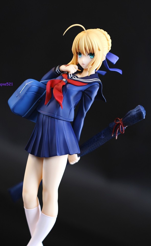 Fate Stay Night Arturia Pendragon Anime Character Uniform Figurine ...