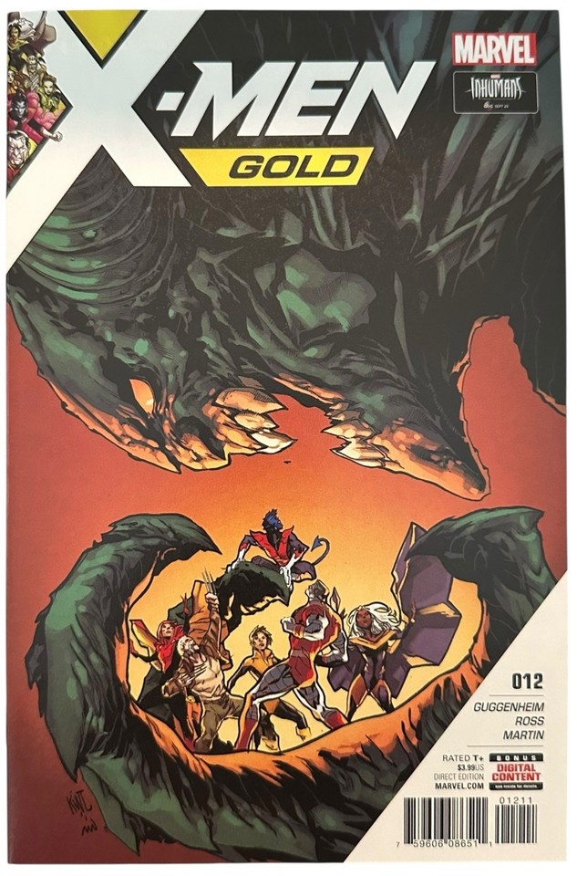 X-Men Gold #12 Marvel Comics 2017 Guggenheim Ross Martin The Negative ...