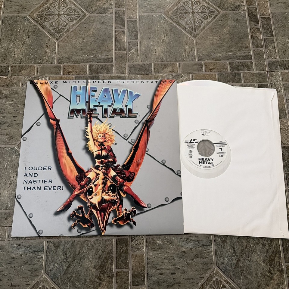 Heavy Metal (1981) Louder Nastier LaserDisc Movie Music Wall Art Decor ...