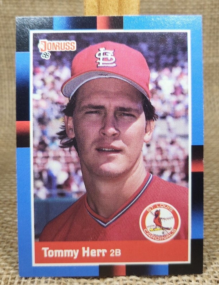 1988 Donruss Tommy Herr Baseball Card #208 Cardinals FREE S&H A2 | eBay