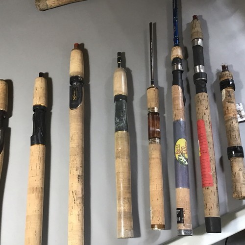 Composite,Cork Fishing Rod Handle Spinning Grip and Reel Seat | eBay