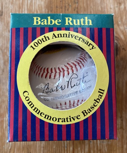Babe Ruth 100th Anniversary Commemorative Edition Baseball Sealed w ...