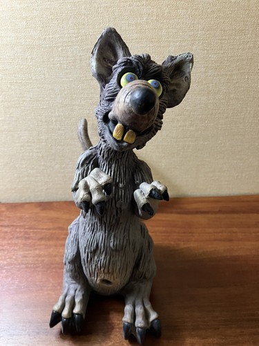 Large 12" RAT DECOR Halloween Scary Ugly Prop Figure RUBBER Evil Creepy ...