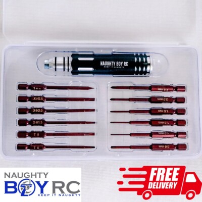 NBRC Screw Driver 12-in-1 RC Car Multi Tool Set Kit Hex Phillips Torx ...
