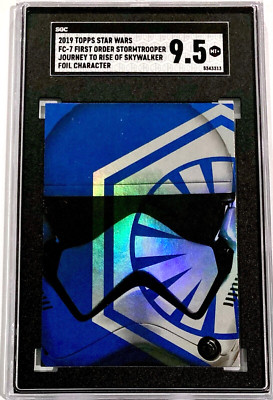 2019 Topps Star Wars First Order Stormtroopers FOIL CHARACTER SGC 9.5 ...