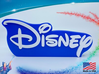 Disney Logo Sign Kids Room Decor Birthday Party Wall Display | eBay