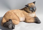 Large Coin Bank Siamese Cat Sculpture Unique Cash Storage Piggy Box ...