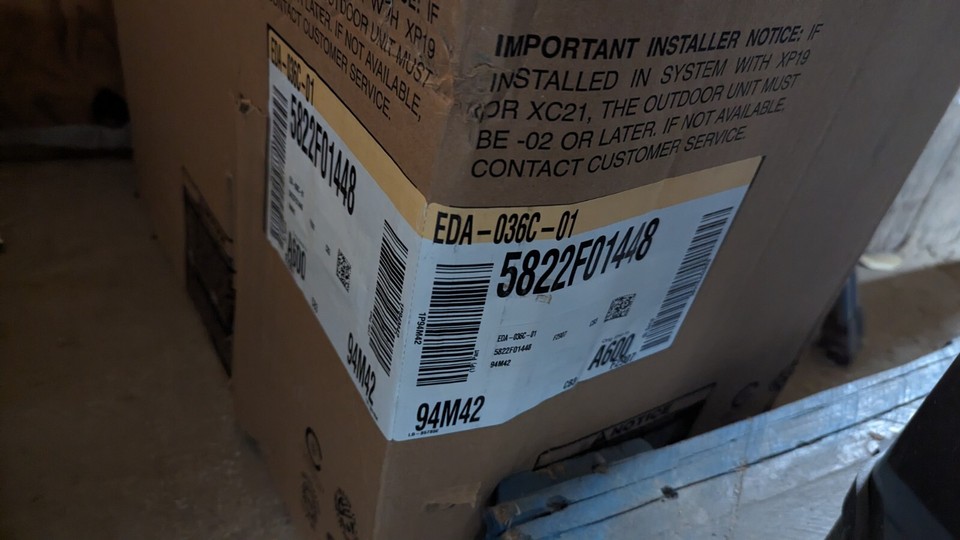 Lennox Humiditrol EDA-036C Whole Home Dehumidifier | eBay