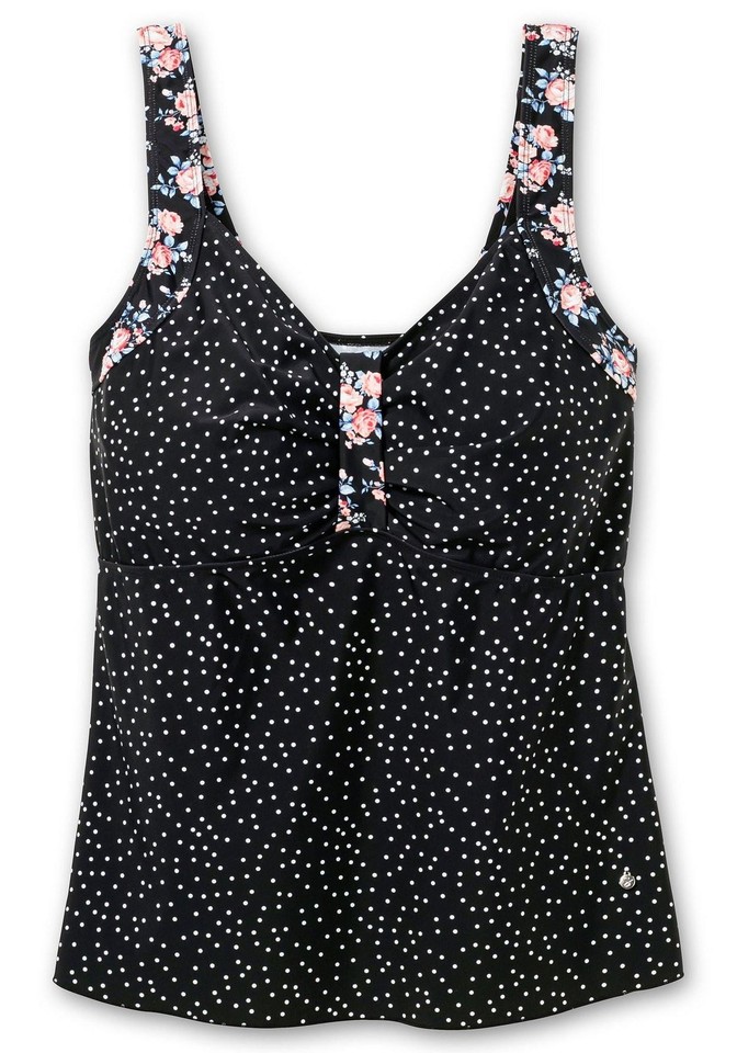 sheego Damen Tankini Bademode schwarz weiß Gr. 42 D NEU | eBay.de