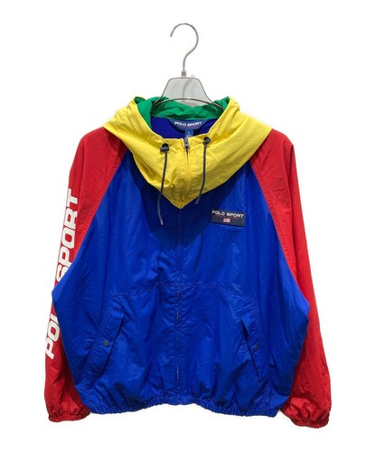 POLO SPORT Multicolor nylon jacket Size: L Multicolor Men | eBay