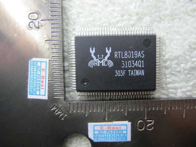 2 Pcs RTL8019AS QFP Rtl8019 Realtek Ethernet Controller for sale online ...