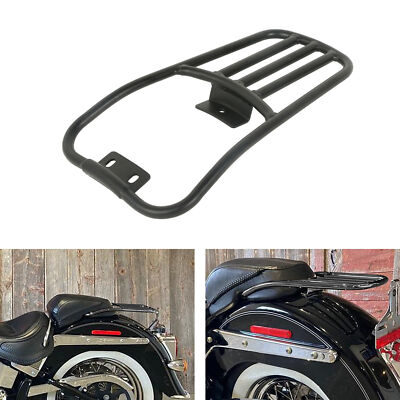 Rear Fender Luggage Rack Fit For Harley Softail Deluxe FLSTN 2005-2017 ...