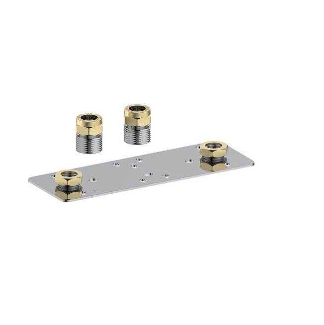 Shower Plate 150mm Concealed Shower Fixing Plate | eBay UK